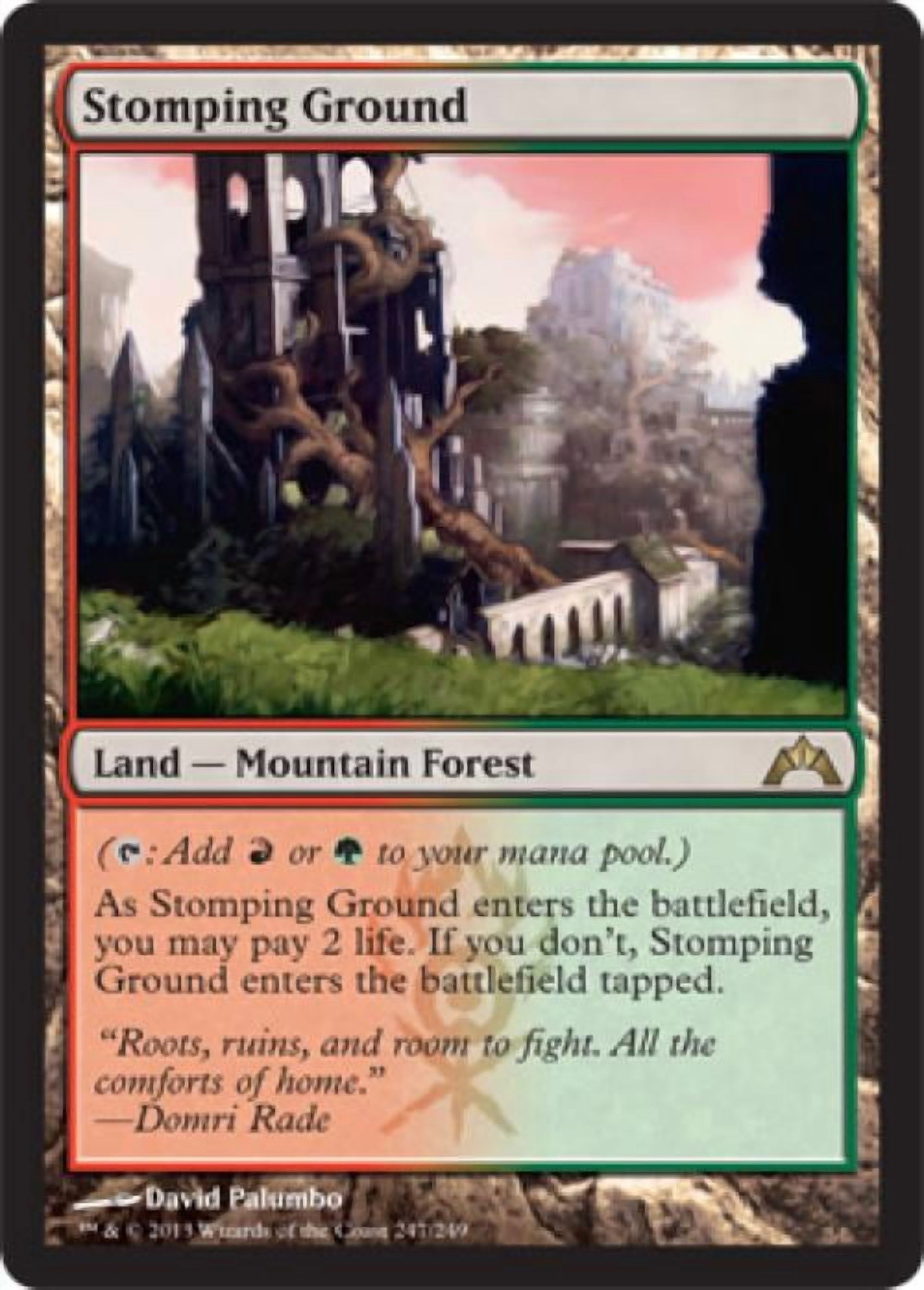 Magic the Gathering - Gatecrash - Stomping Ground (2) Medium Play ...