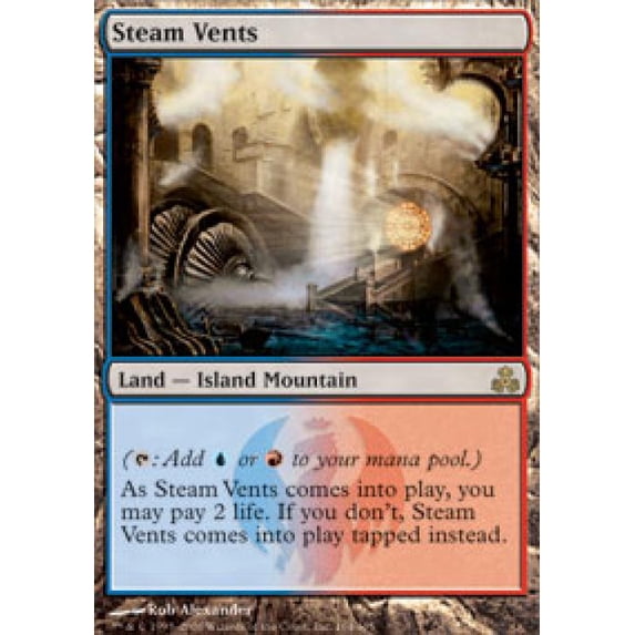 Magic the Gathering - Guildpact - Steam Vents Heavy Play - Walmart.com