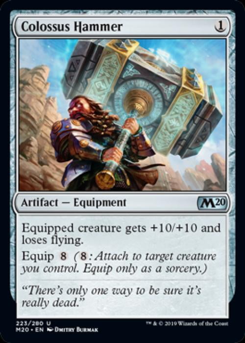 Magic the Gathering - Magic 2020 Core Set - Colossus Hammer Light Play ...