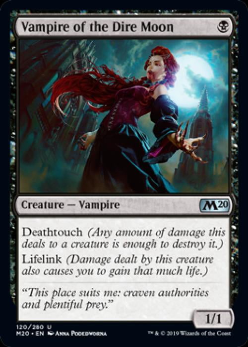 Magic the Gathering - Magic 2020 Core Set - Vampire of the Dire Moon ...