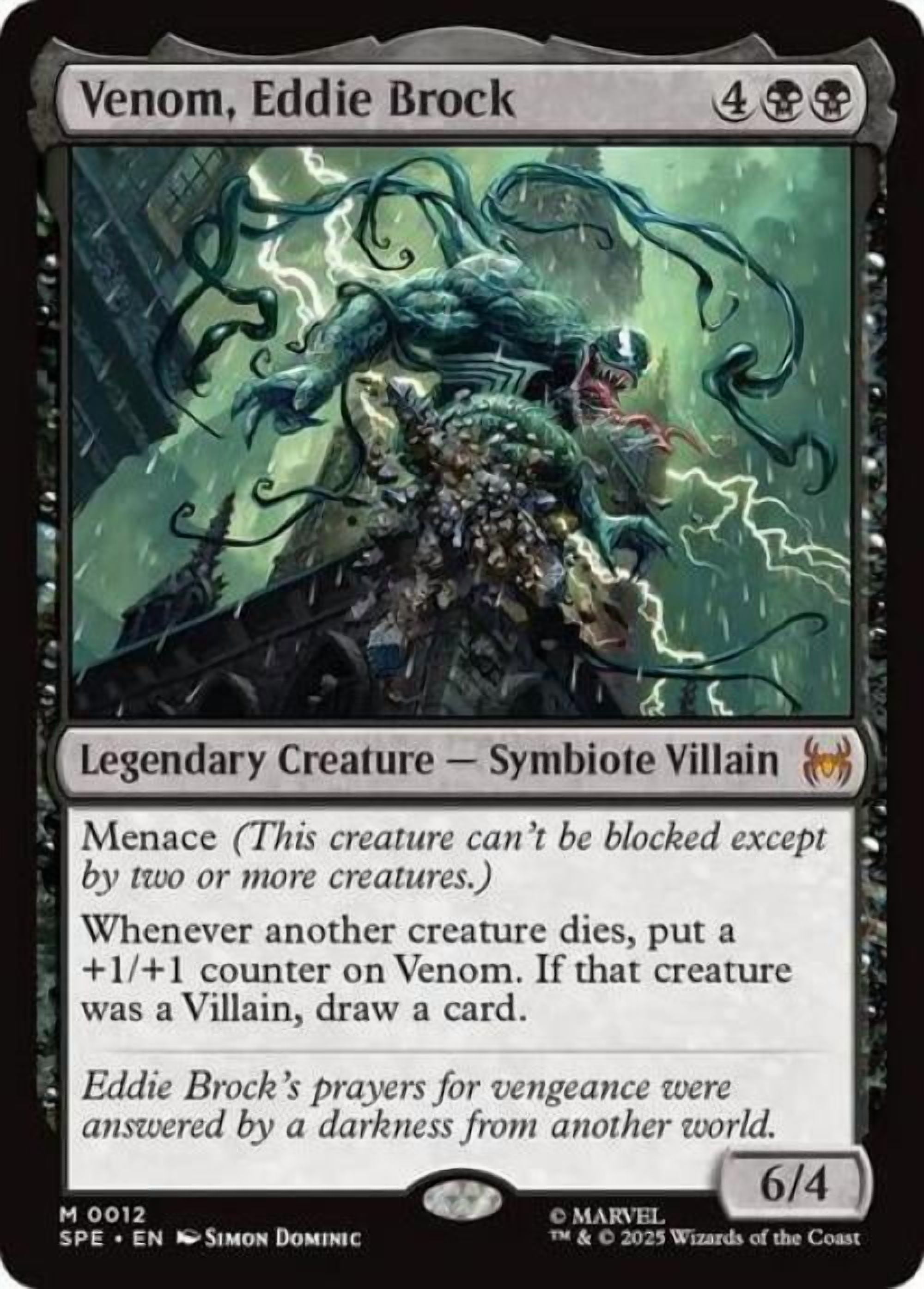 Magic the Gathering - Marvel's Spider-Man: Eternal-Legal - Venom, Eddie ...