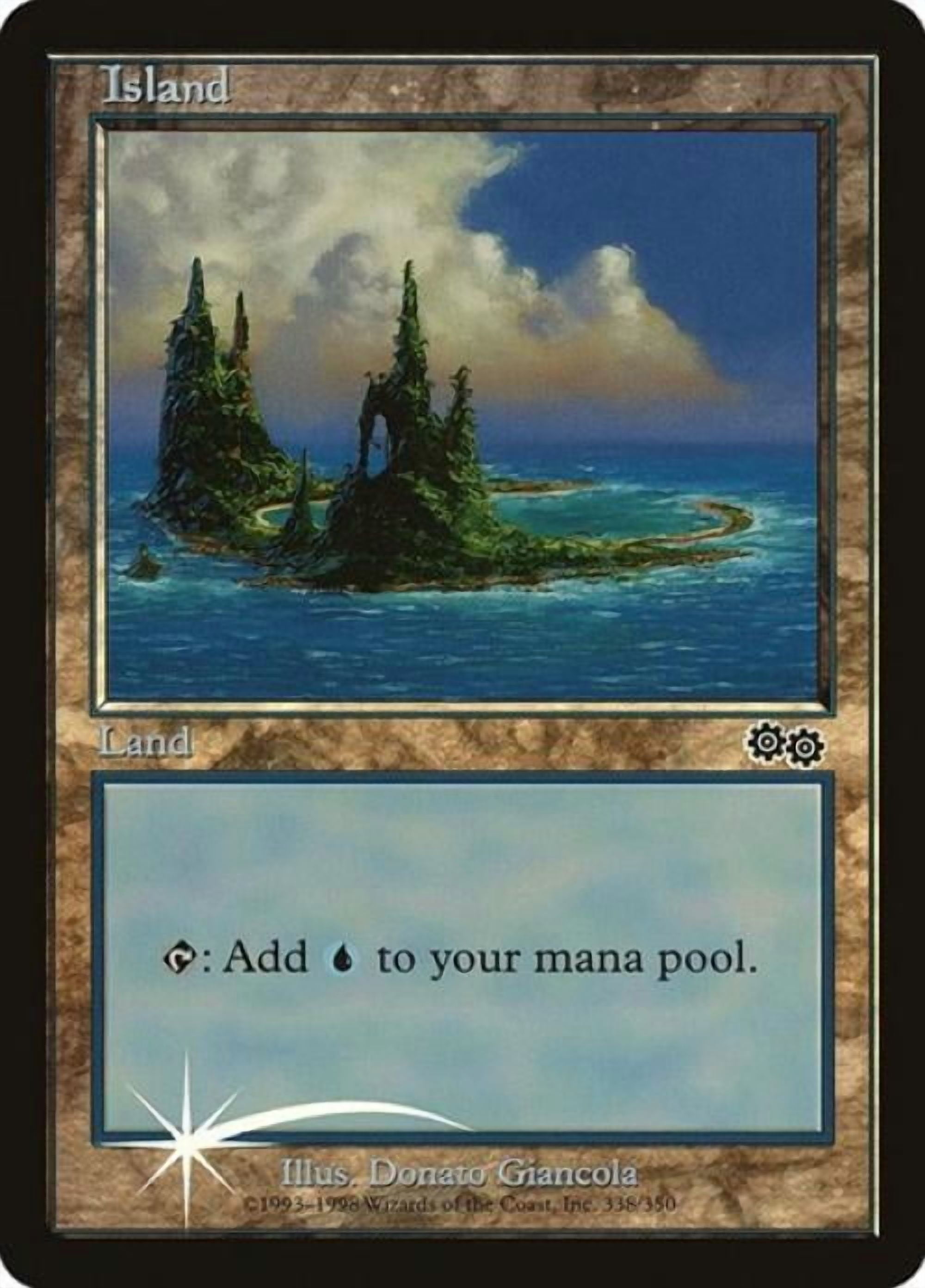 Magic the Gathering - Promos: Arena - Island (1999) Light Play Foil ...