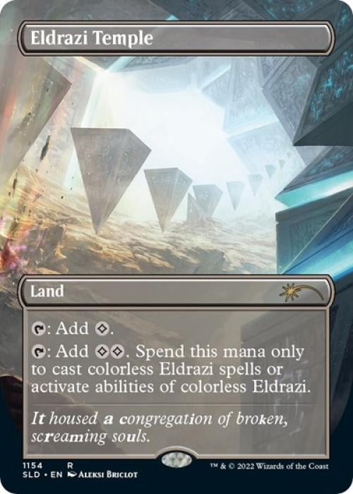 Magic the Gathering - Secret Lair - Eldrazi Temple Light Play Foil ...
