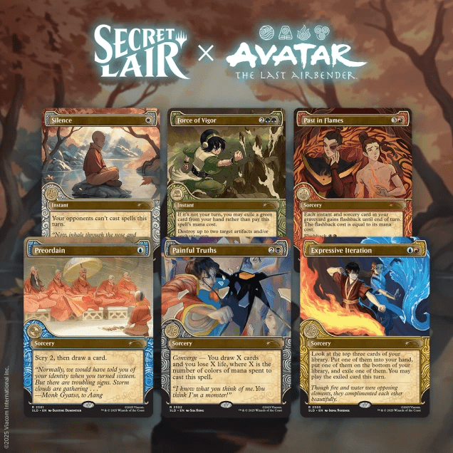 Magic the Gathering Secret Lair x Avatar: The Last Airbender - One with ...