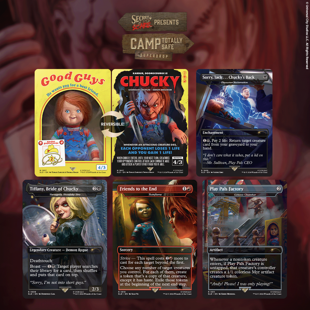 Magic the Gathering Secret Lair x Chucky Non-Foil Edition - Walmart.com