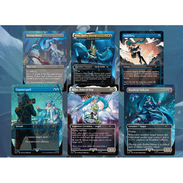 Magic the Gathering Secret Lair x Hatsune Miku: Winter Diva English ...