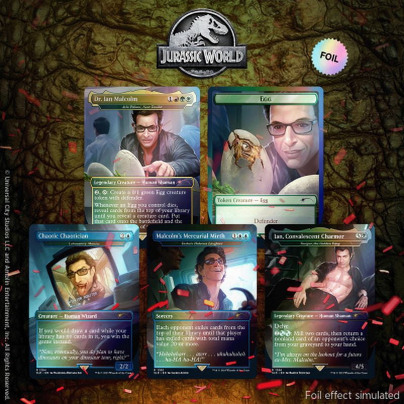 Magic the Gathering Secret Lair x Jurassic World: Dr. Ian Malcolm Foil ...