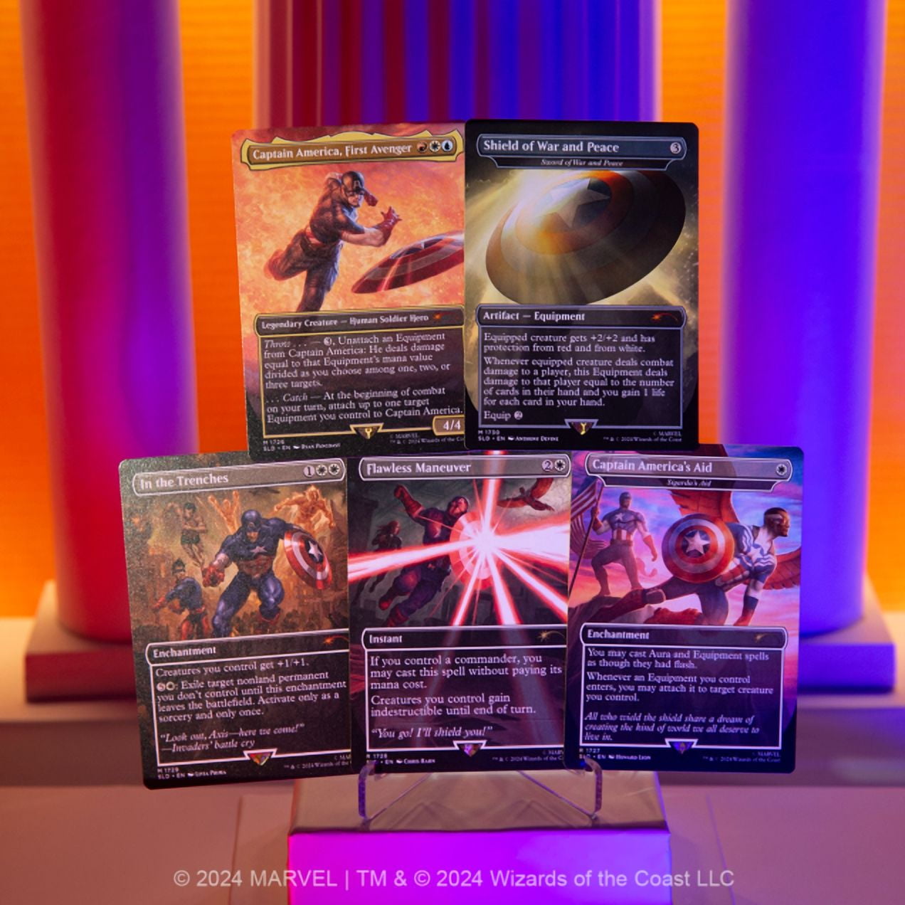 Magic the Gathering Secret Lair x Marvel's Captain America - Rainbow ...