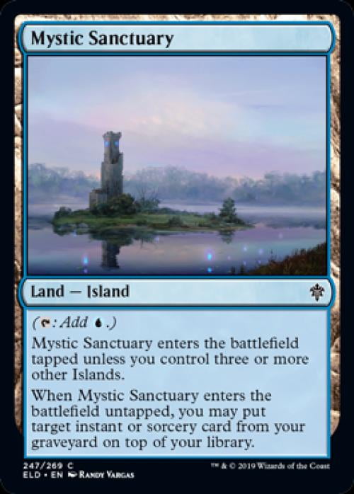 Magic the Gathering - Throne of Eldraine - Mystic Sanctuary Near Mint ...