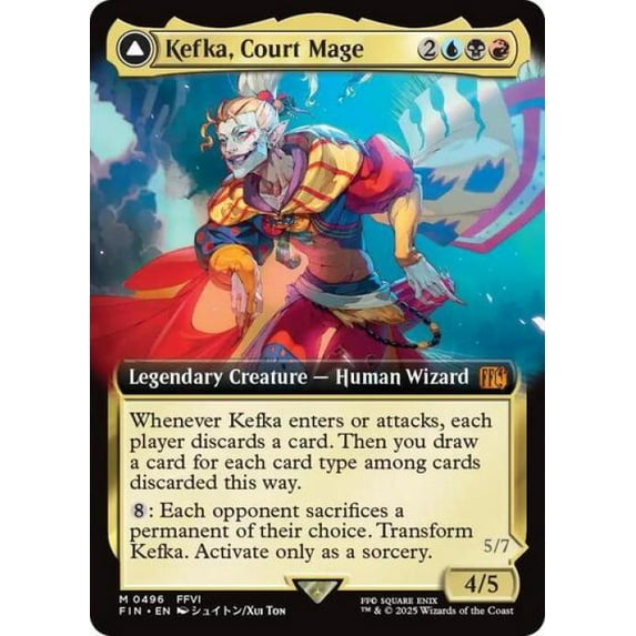 Magic the Gathering - Universes Beyond: FINAL FANTASY - Kefka, Court ...
