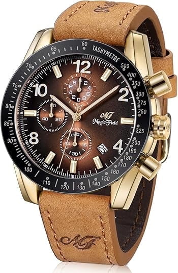 MagicField Mens Watches Chronograph Watches for Men Analog Quartz ...