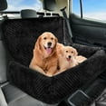 MagicFox Dog Car Seat for Large Dog Under 60LBS,Dog Car Bed Pet Booster Back Seat Removable ...