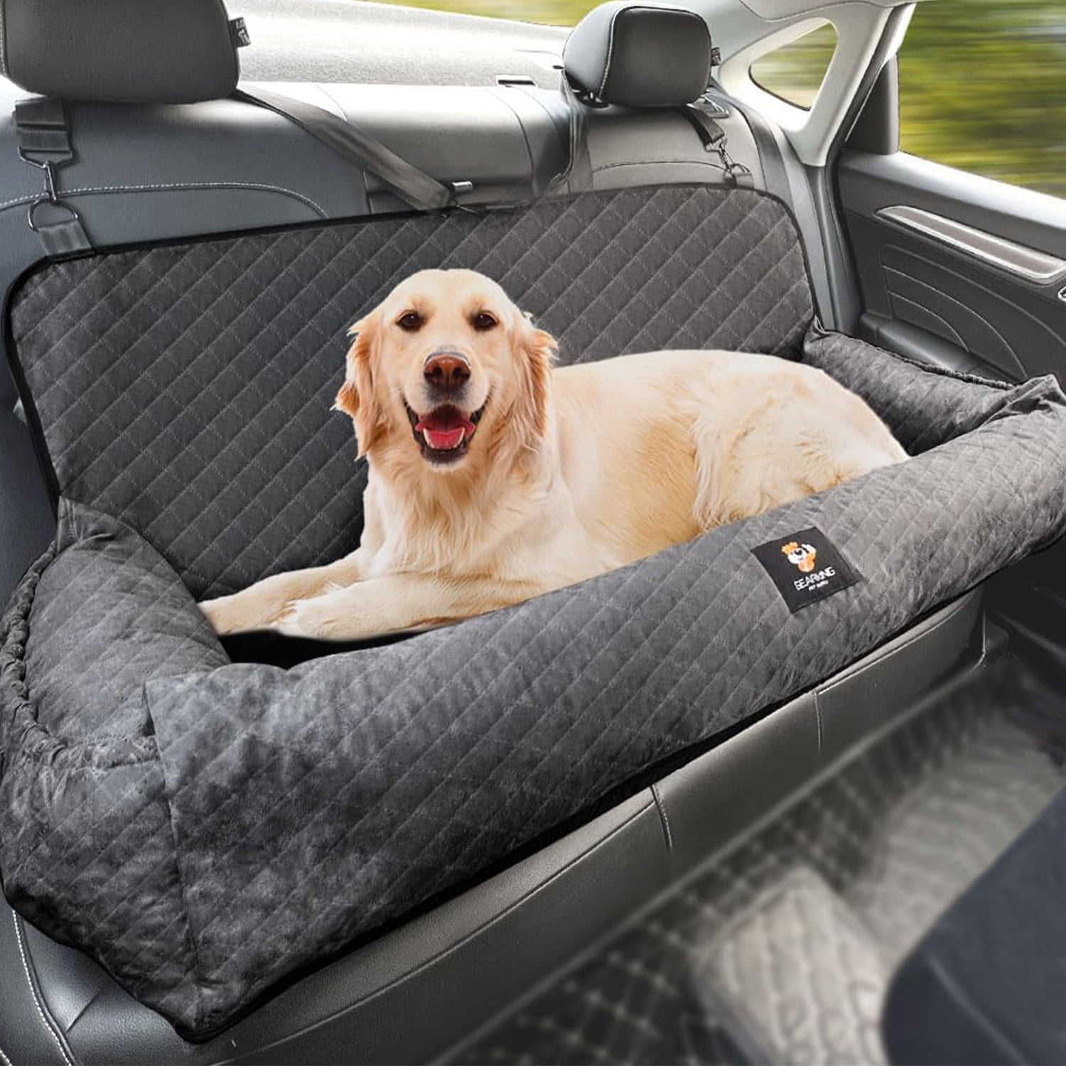 MagicFox Dog Car Seat for Large Dogs, Fully Detachable and Washable Dog ...