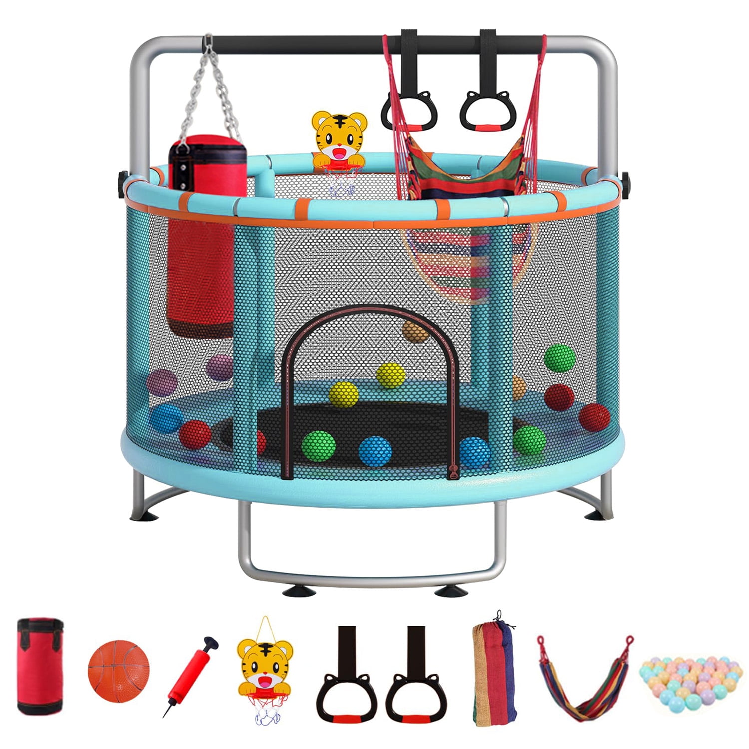 MagicFox Trampoline for Kids, 5ft Indoor Outdoor Toddler Trampoline ...