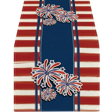 Patriotic USA Flag Tablecover - Walmart.com
