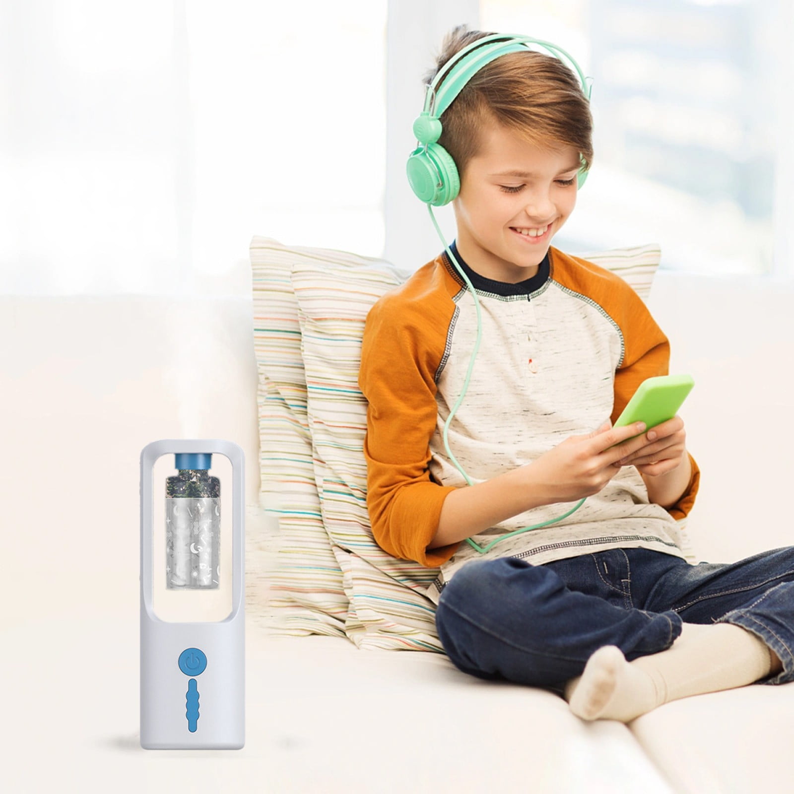 MagicXflow 50ml Indoor Cool Mist Humidifier, Usb plug-in aromatherapy ...