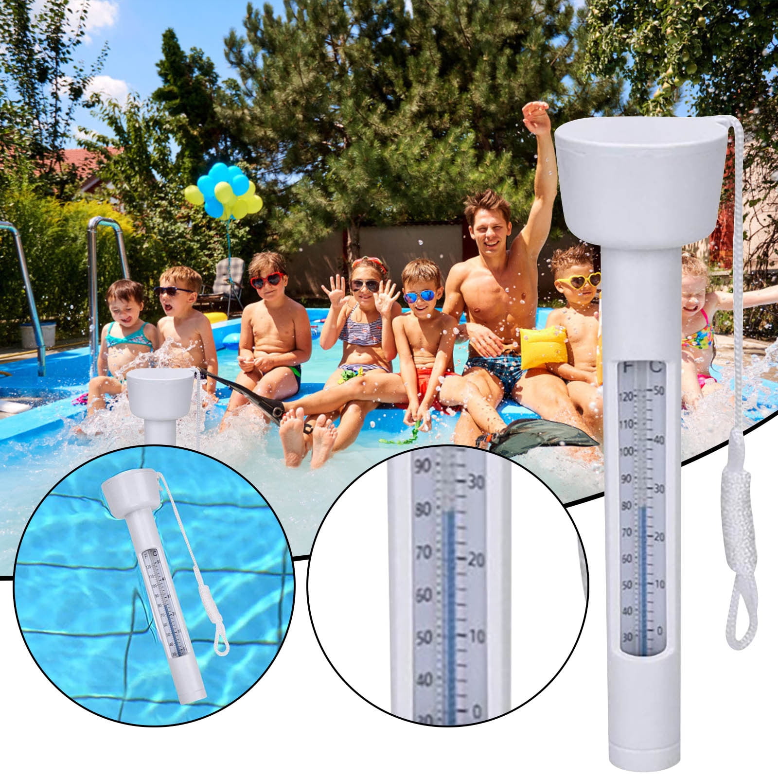 MagicXflow Floating Pool Thermometer,Easy Read Water Temperature ... MagicXflow Floating Pool Thermometer,Easy Read Water Temperature ...