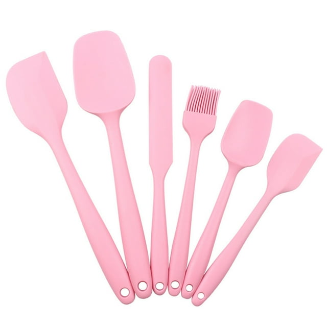 MagicXflow Mini Silicone Spatulas,Rubber Spatula Set Small Heat ...