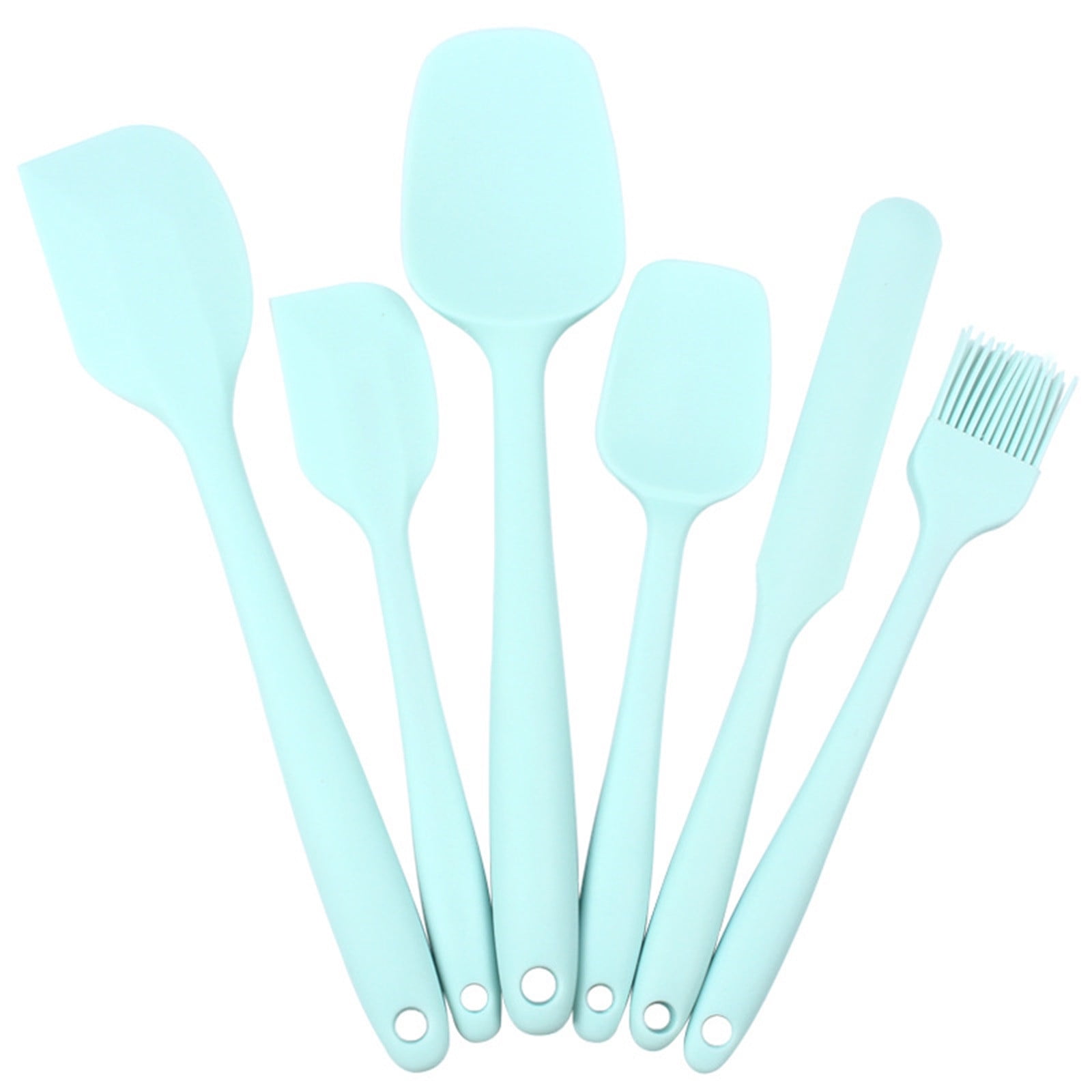 MagicXflow Mini Silicone Spatulas,Rubber Spatula Set Small Heat ...