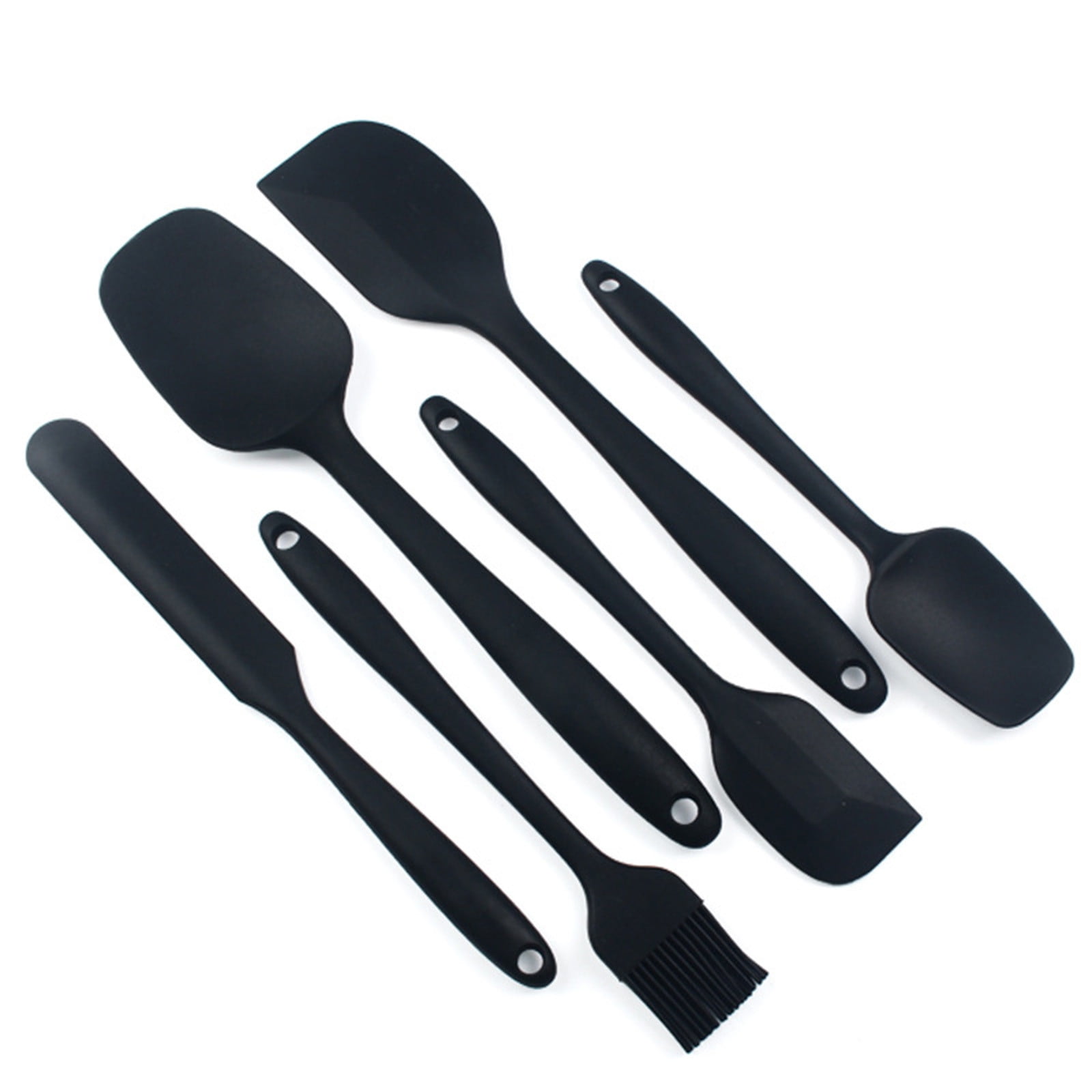 MagicXflow Mini Silicone Spatulas,Rubber Spatula Set Small Heat ...