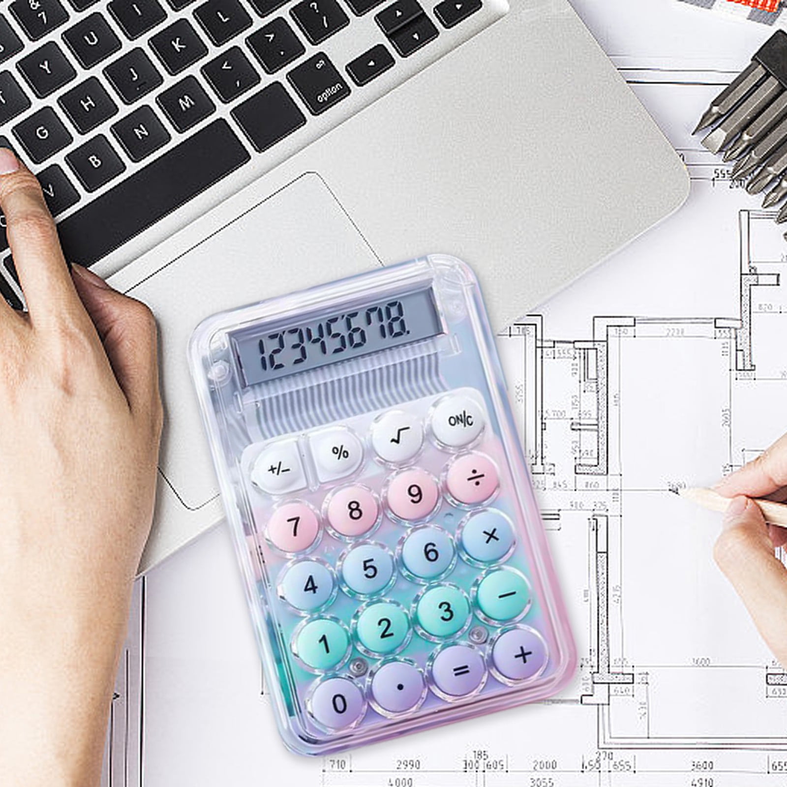 MagicXflow Pocket Size Mini Calculator,Small Calculators Bulk Handheld ...