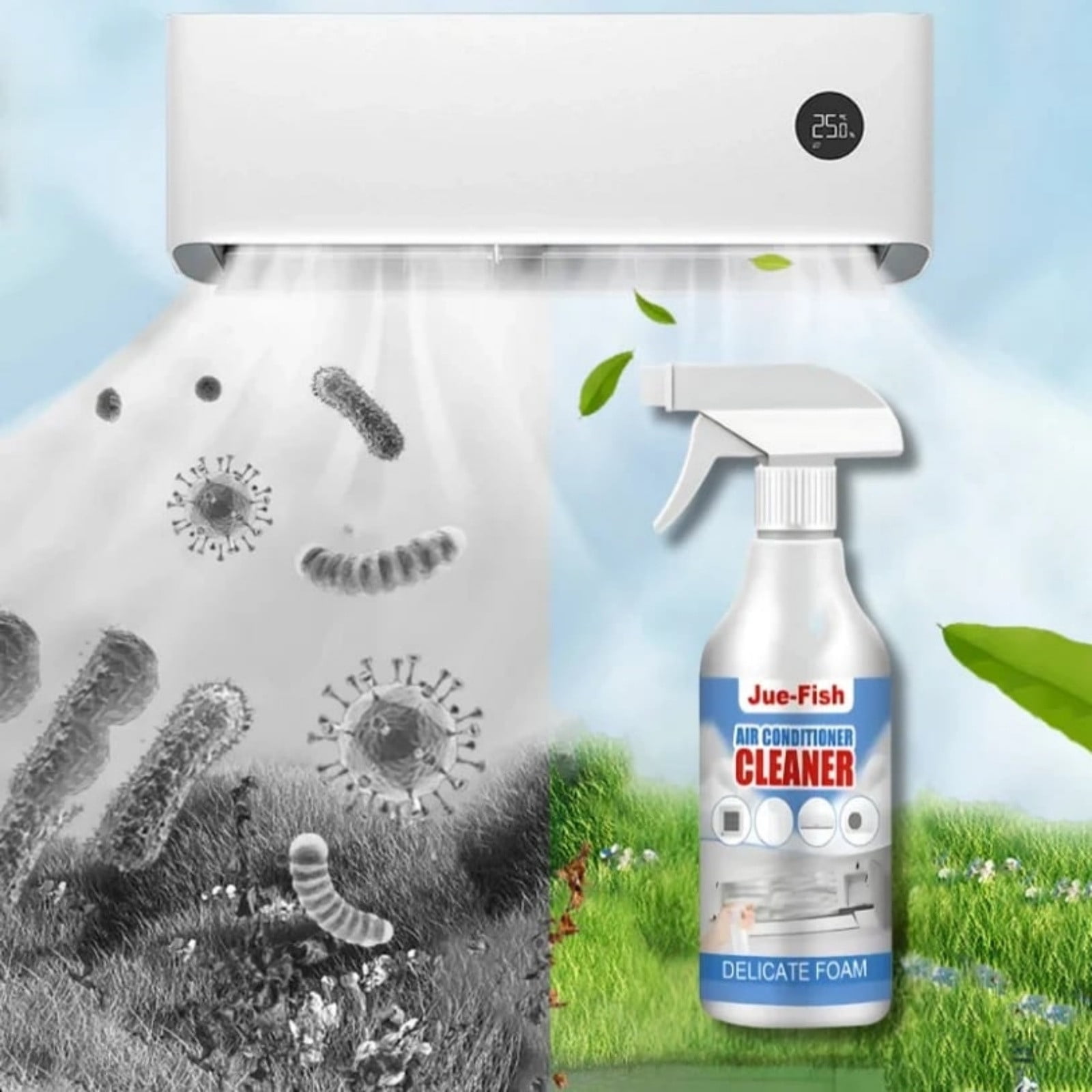 MagicXflow Refrigerator Cleaner, Refrigerator Inside Outside Spray ...