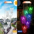 Lawn Solar Lights Solar Powered Angel Wind Chimes With Color Changing ...