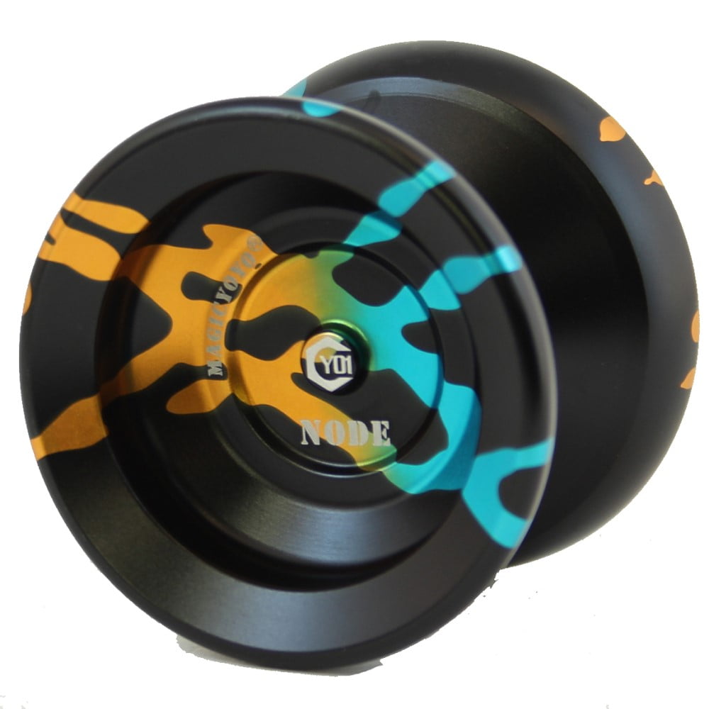 MagicYoYo Y01 Node Yo-Yo - High Grade 6061 Aluminum - (Black with Blue ...