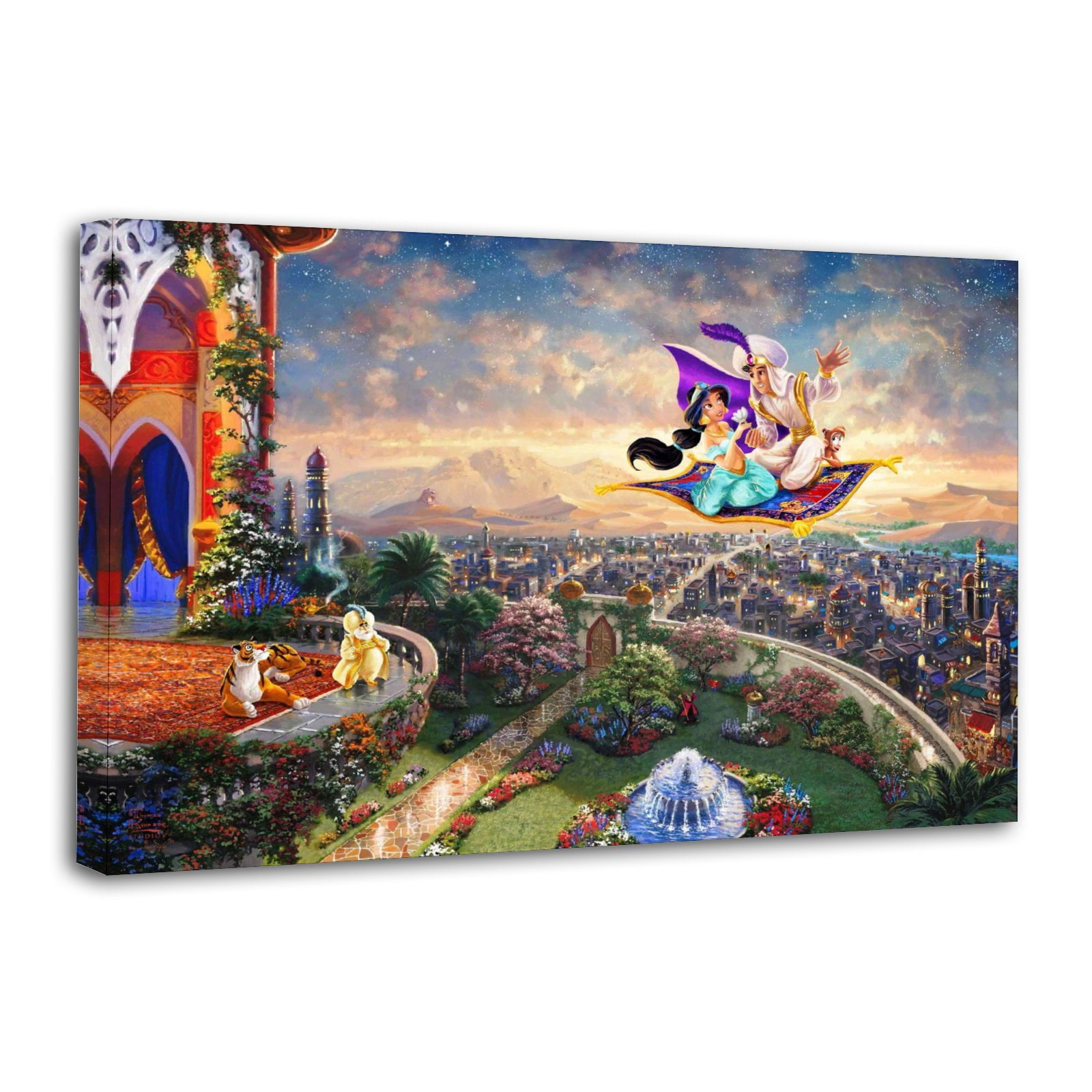 Magical Animated Classic Aladdins Room Aesthetic Poster Print Art Wall ...