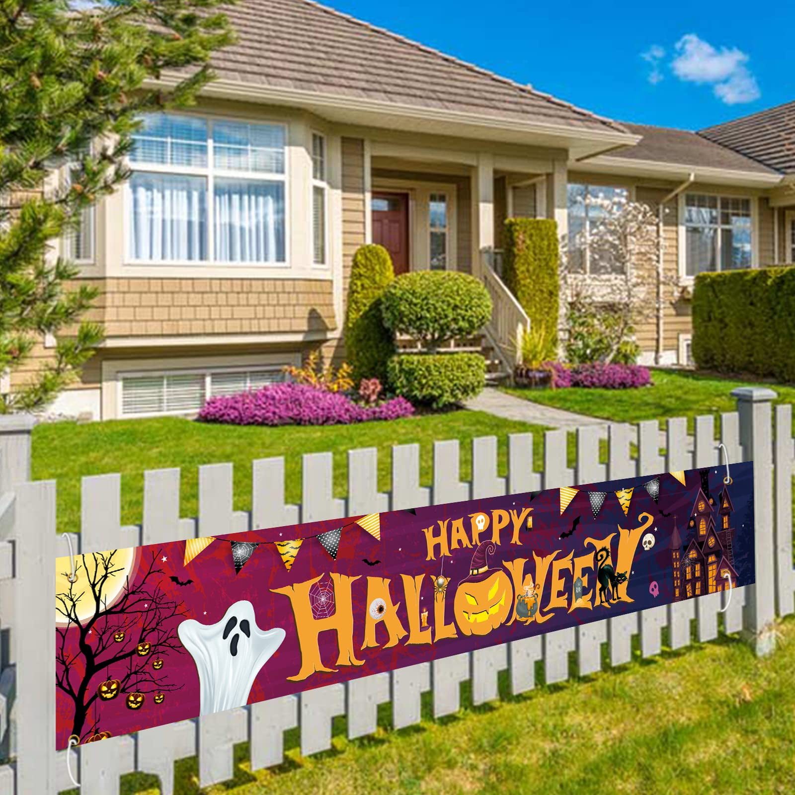 Magical Birthday Banner Sign Wizard Party Decorations Outdoor Yard ...