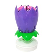 Awesome Blossom - Incredible Musical Lotus Flower Birthday Candle that ...
