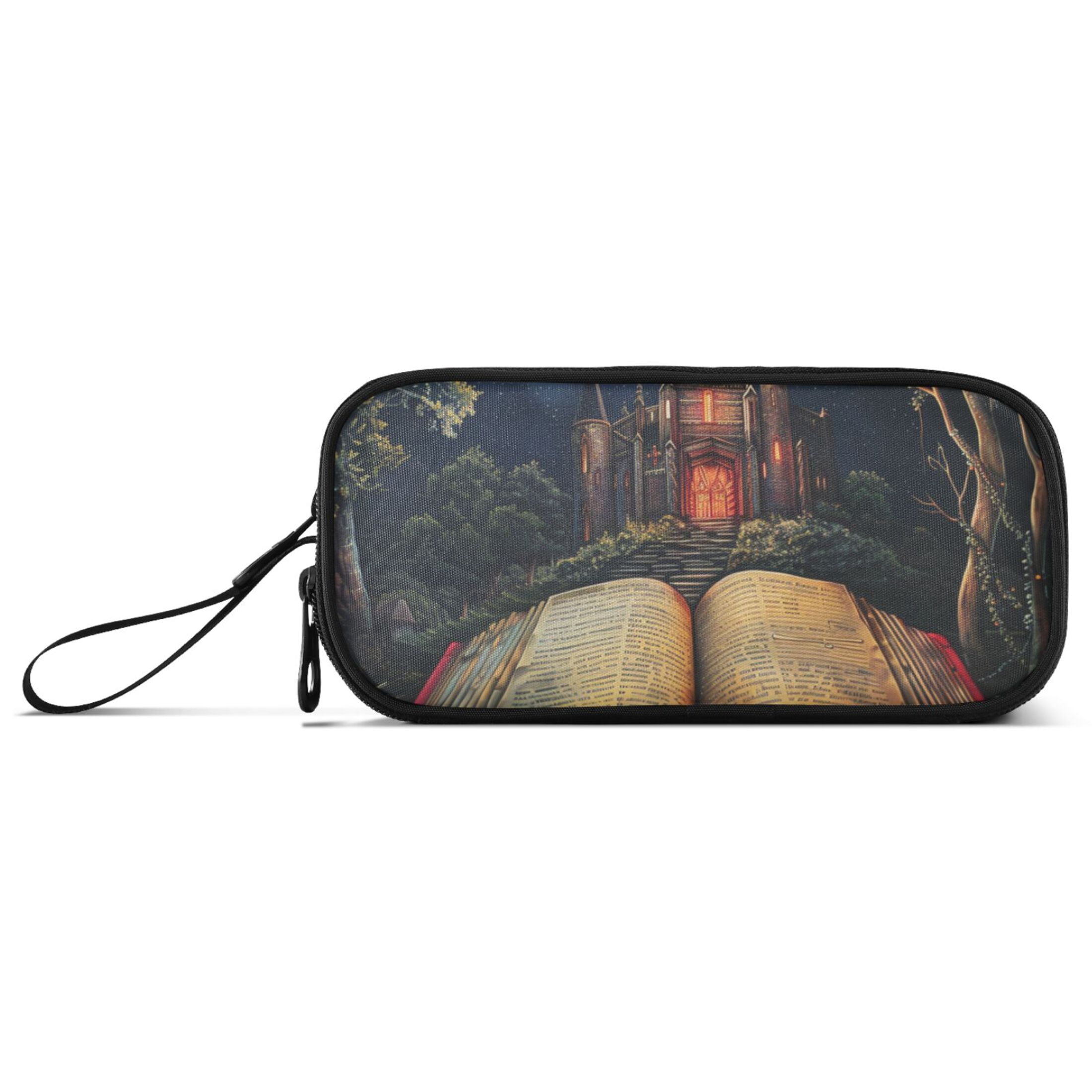 Magical Book Castle Trees Pencil Case Stationary Holder Pen Bag Pencil ...