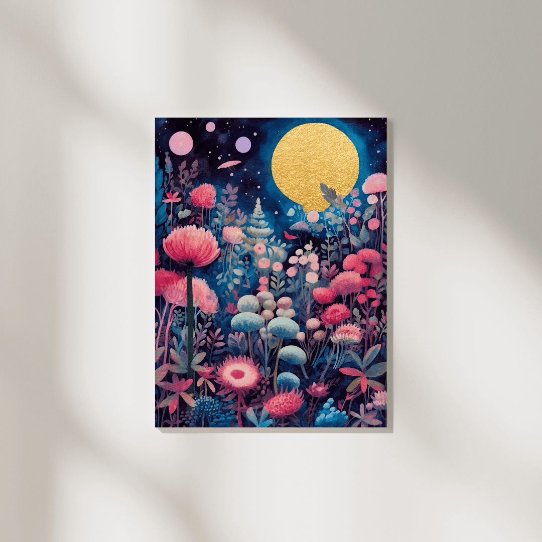 Magical Botanical Haven - Enchanting Whimsical Gardens Canvas & Poster ...