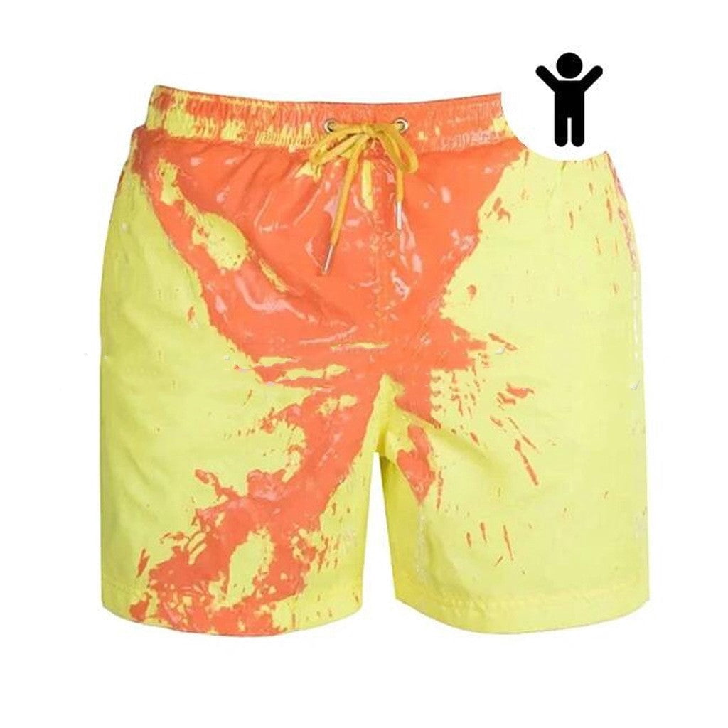 Magical Change Color Beach Shorts Summer Men Swimming Trunks Swimwear ...