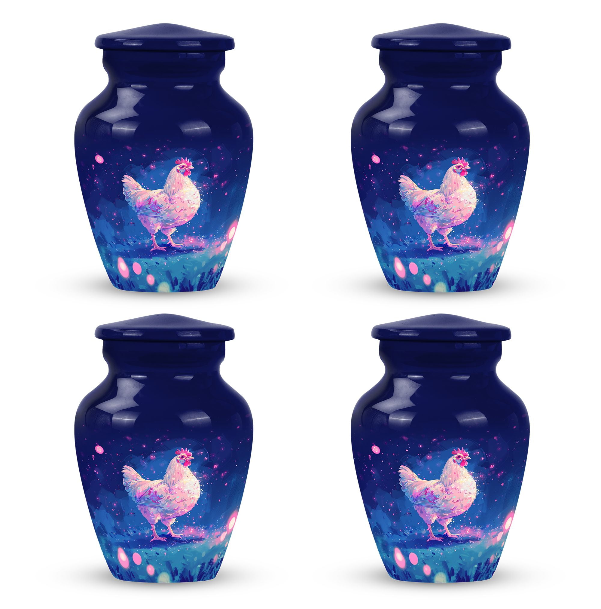 Magical Chicken Cosmos Keepsake Urns For Ashes Small - Human Urns For ...
