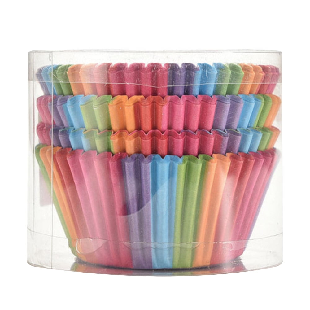 Magical Colorful Cupcake Liners, Standard Size Nonstick Parchment ...