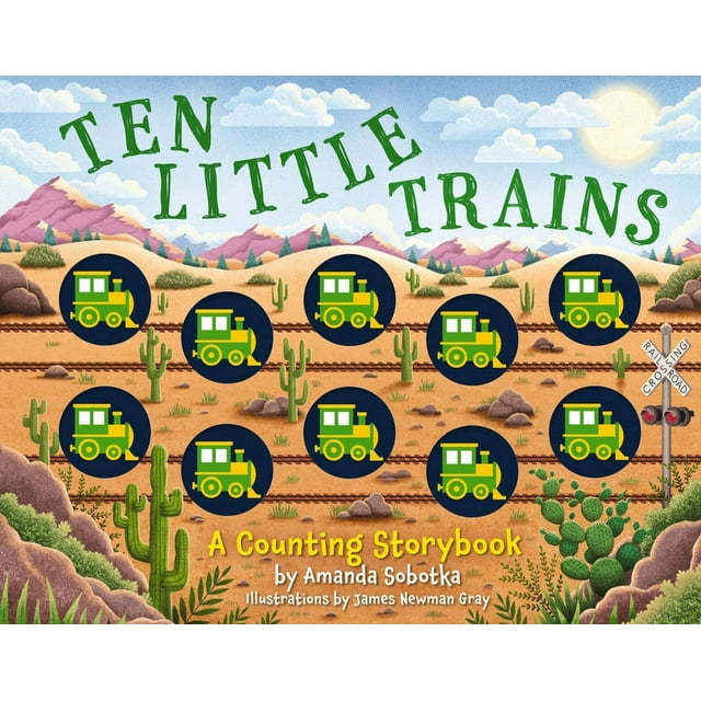 Magical Counting Storybooks Ten Little Trains: A Counting Storybook ...