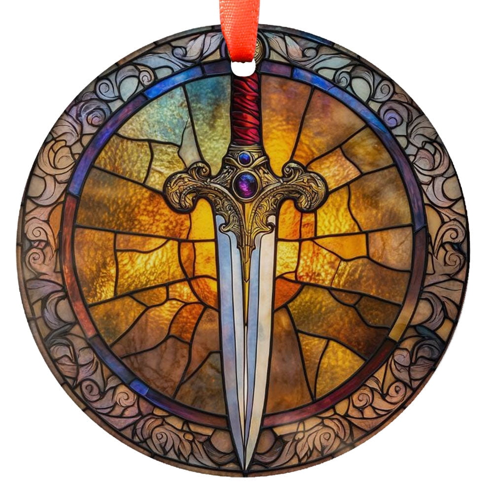 Magical Dagger: -Style Christmas Ornament - Made With Real Glass ...