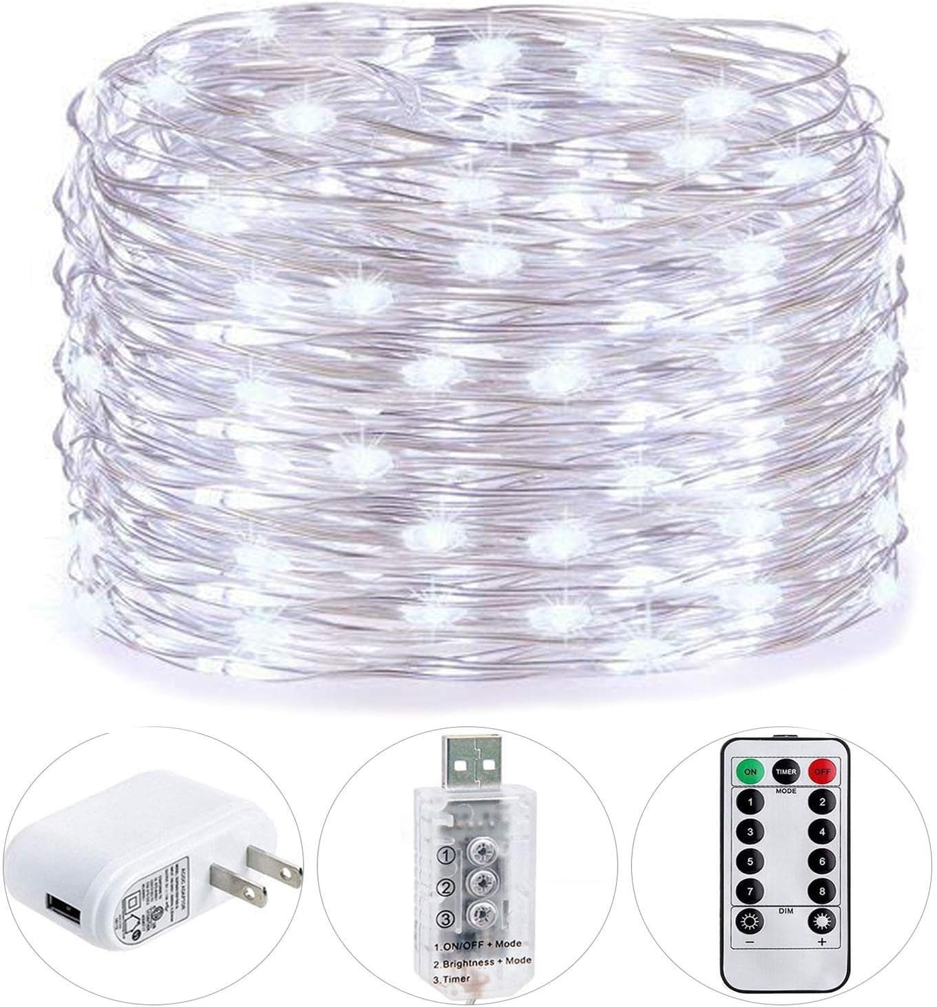 Magical Decorative String Lights, Battery Operated, Waterproof, Starry ...
