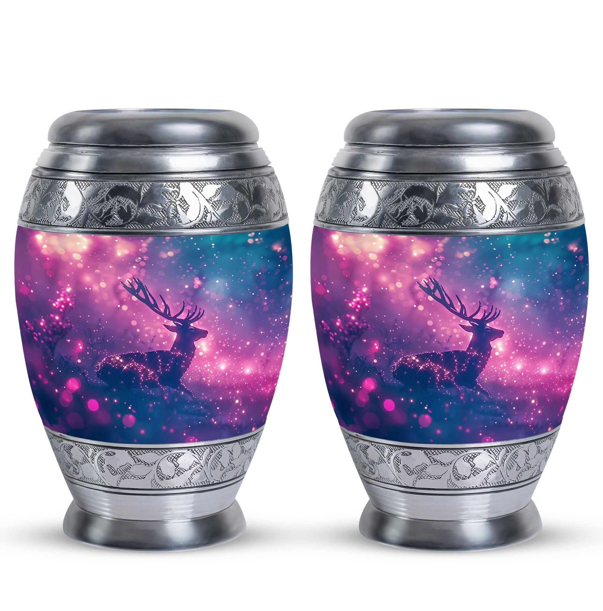 Magical Deer Twilight Stag Cremation Urn Human Ashes - Urn For Ashes ...