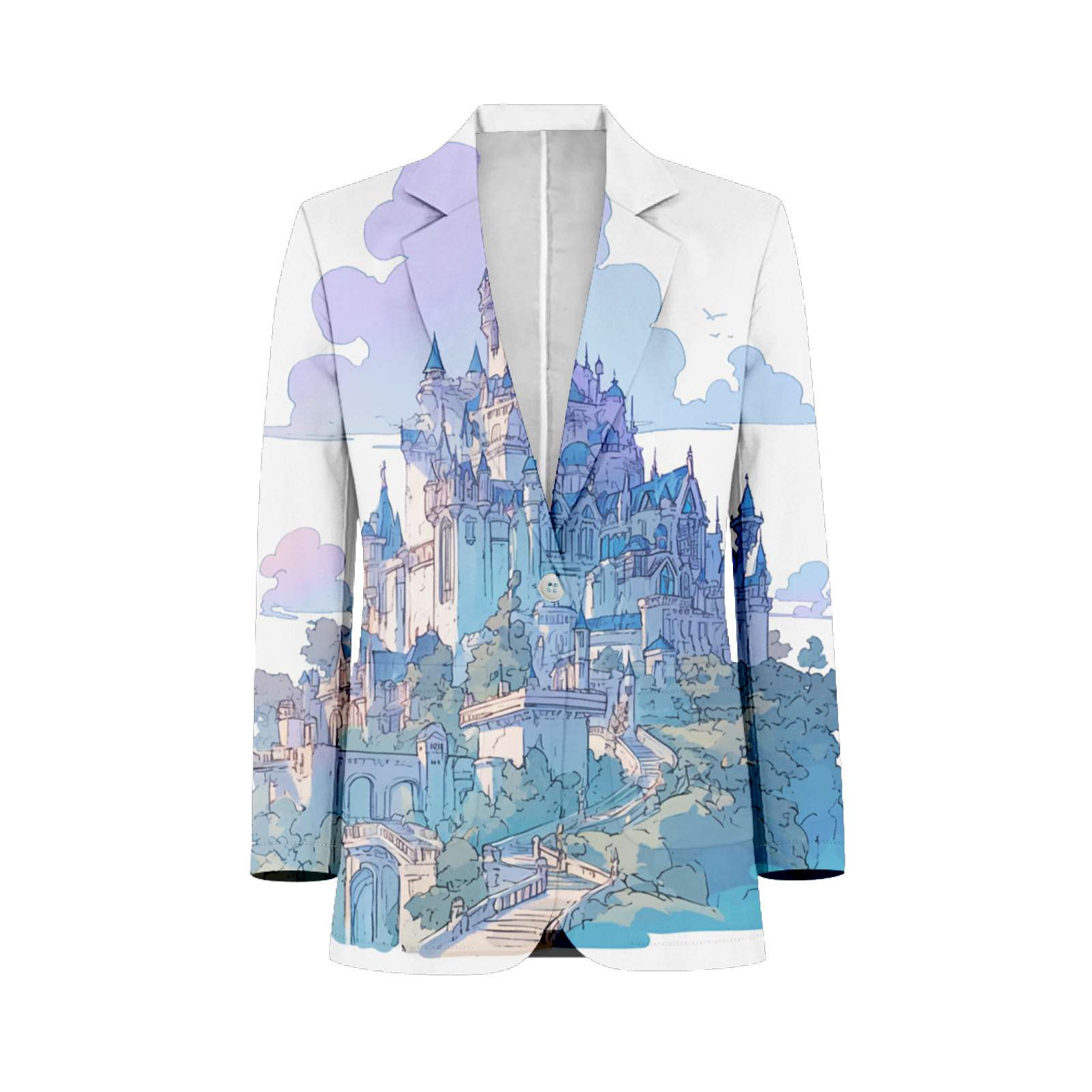 Magical Dreamy Castle Men's Suit Blazer Casual Party Wear Slim Fit Suit ...