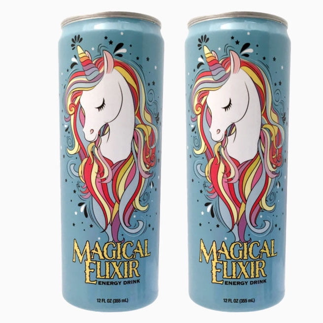 Magical Elixir, Energy Drink, 12 FL oz (2 Full Cans) - Walmart.com