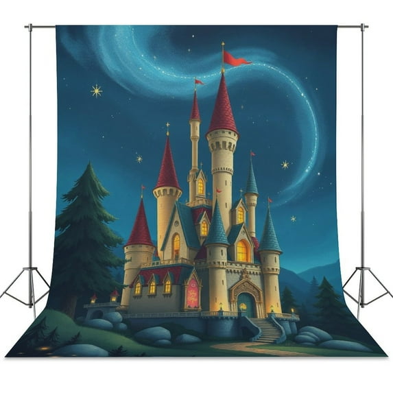 Magical Fairytale Castle Decorations BackdropPortrait Photography ...