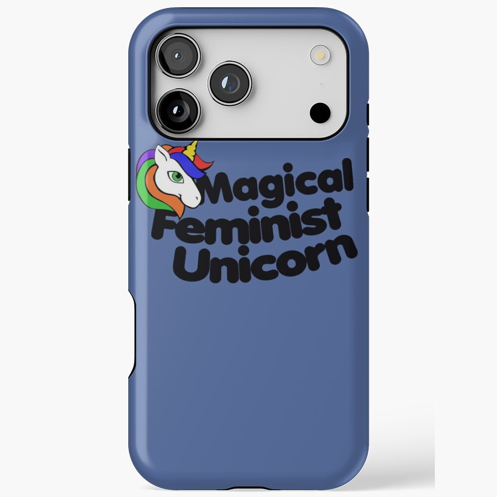 Magical Feminist Unicorn Power Art iPhone Case 17 through 11 Pro Max ...