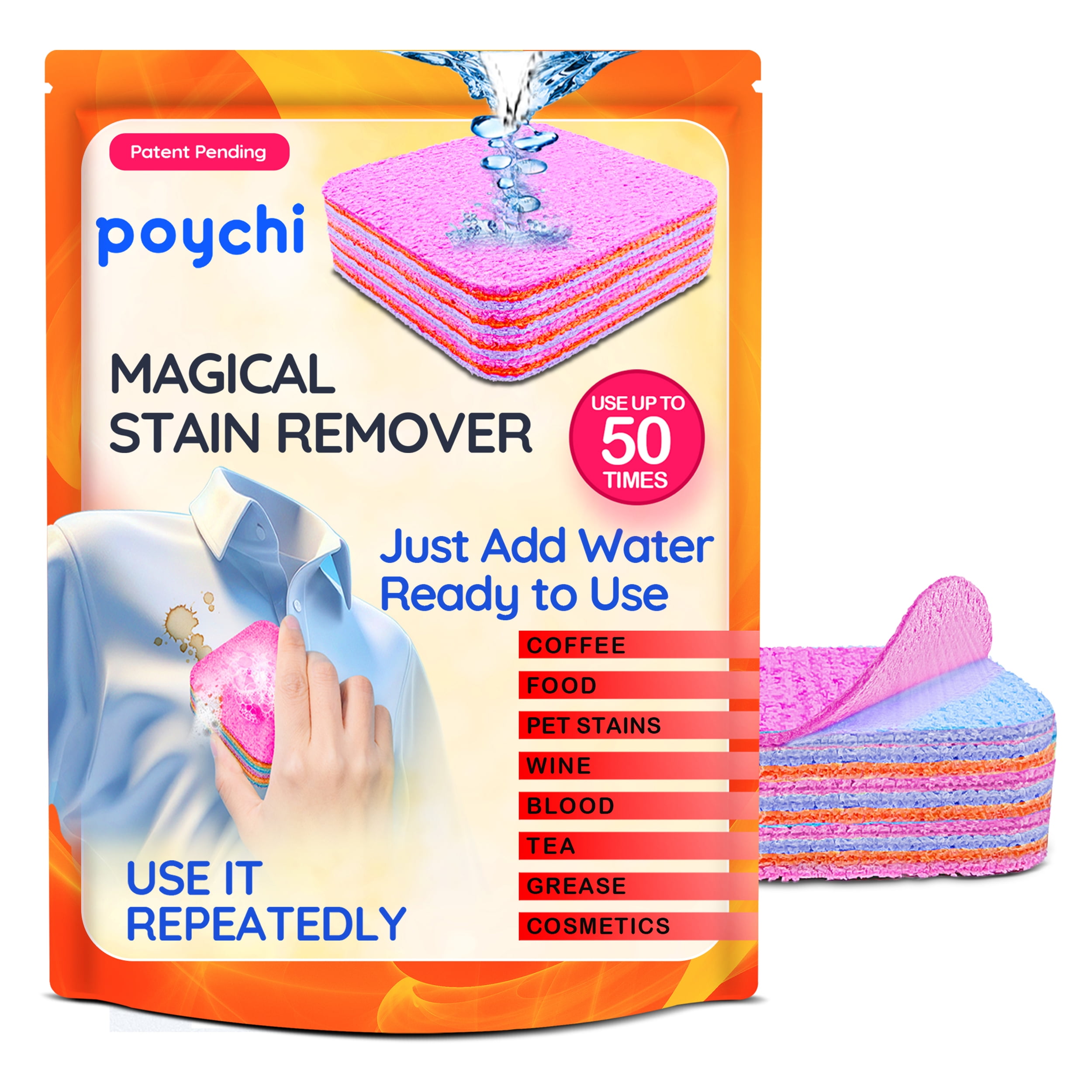 Magical Fiber Stain Remover - Use as Spot Remover - No Dry Cleaning ...