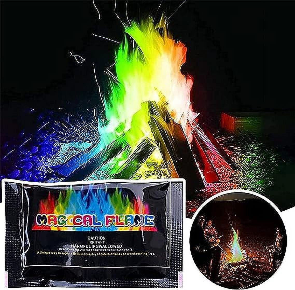 Magical Fire Color Changing Packets - Fire Pit, Campfires, Outdoor ...