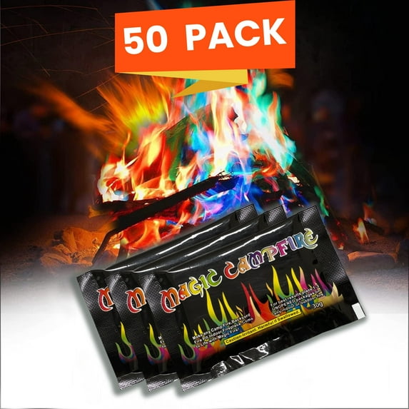 Avger Magical Fire Cosmic Flame Vibrant 50-Count Combustible Fire ...