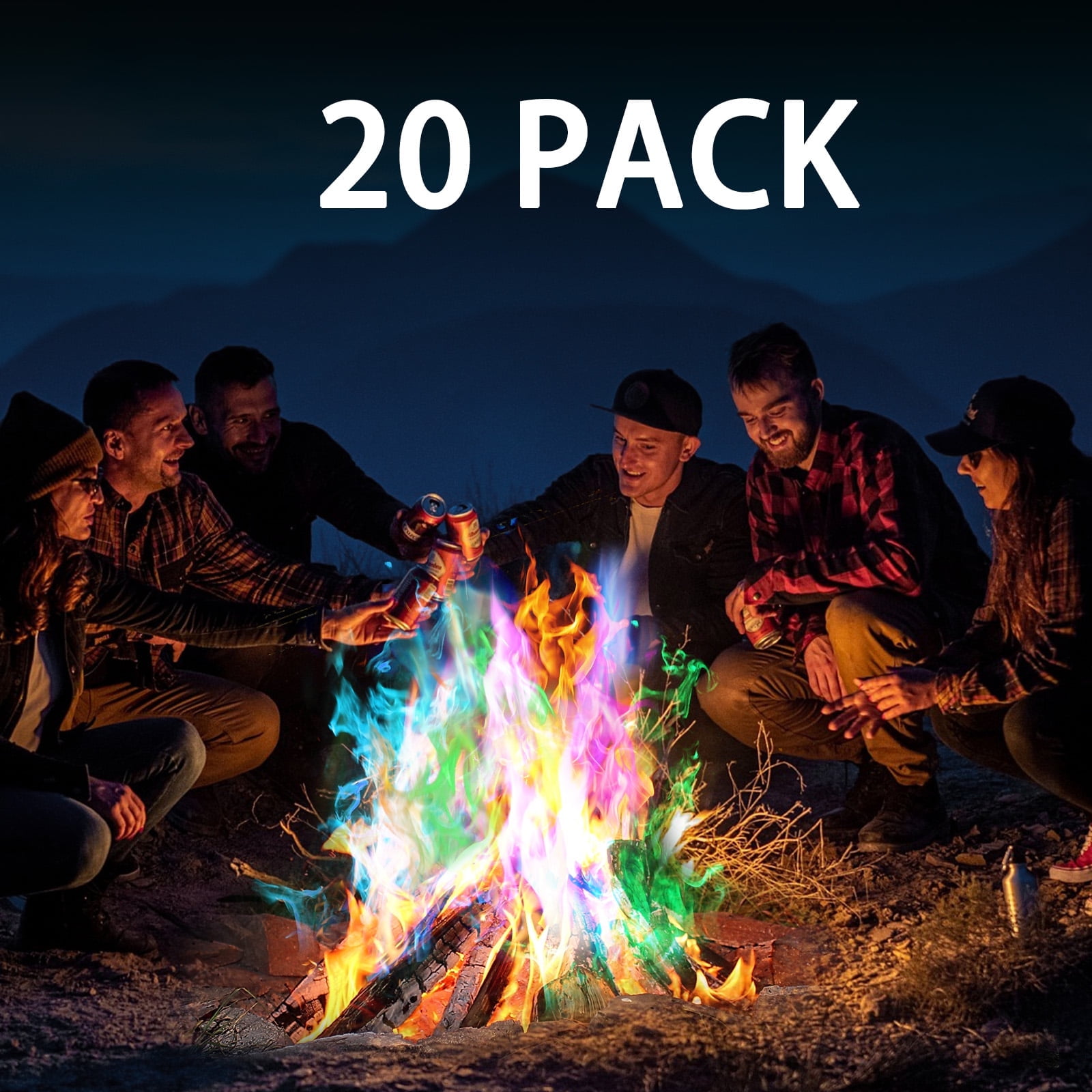 Avger Magical Flames Cosmic Fire Color Packets (20-Pack) – Non-Toxic ...