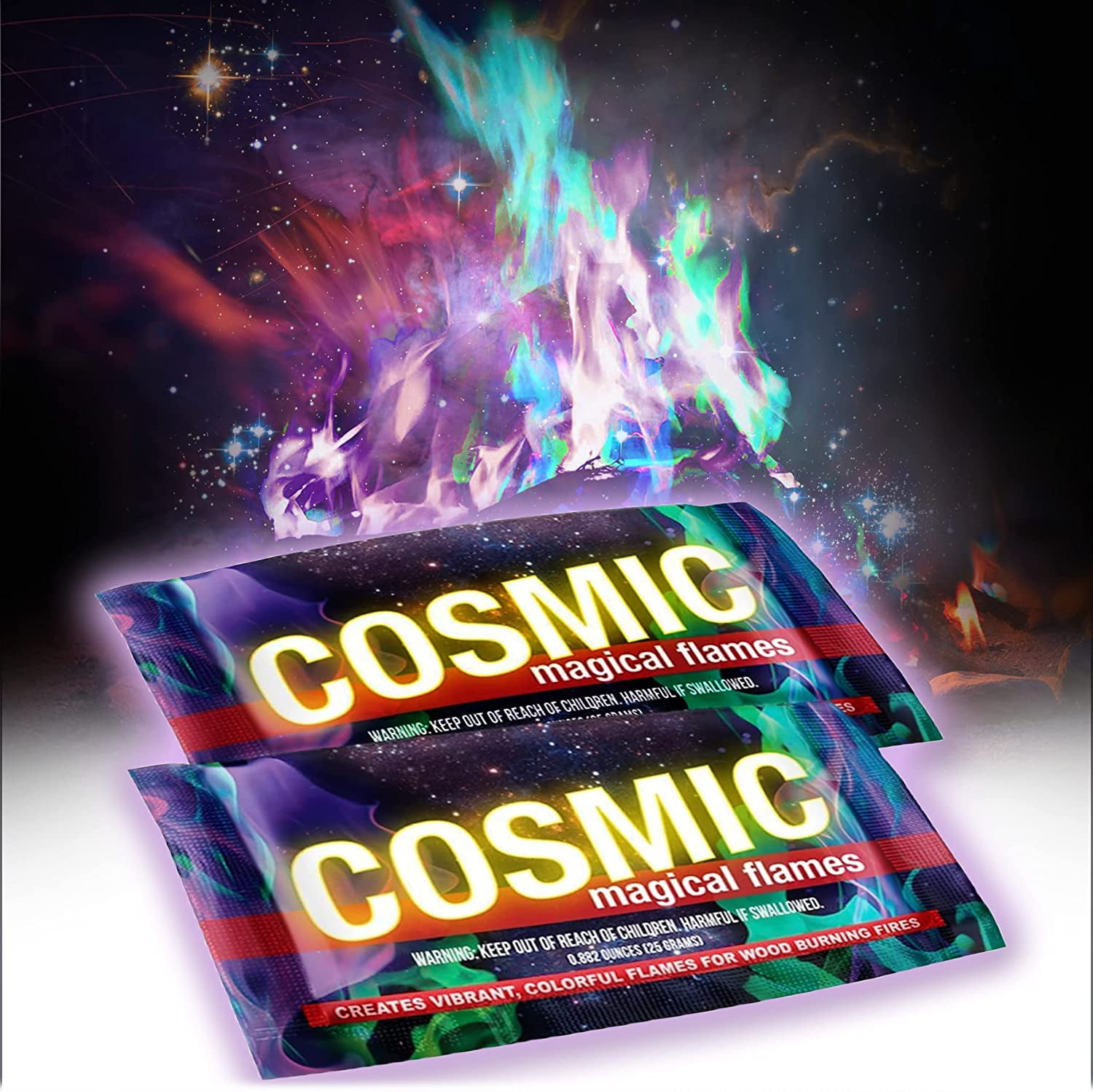 Free Shipping! Magical Flames Cosmic Fire Color Packets - 25-Pack ...