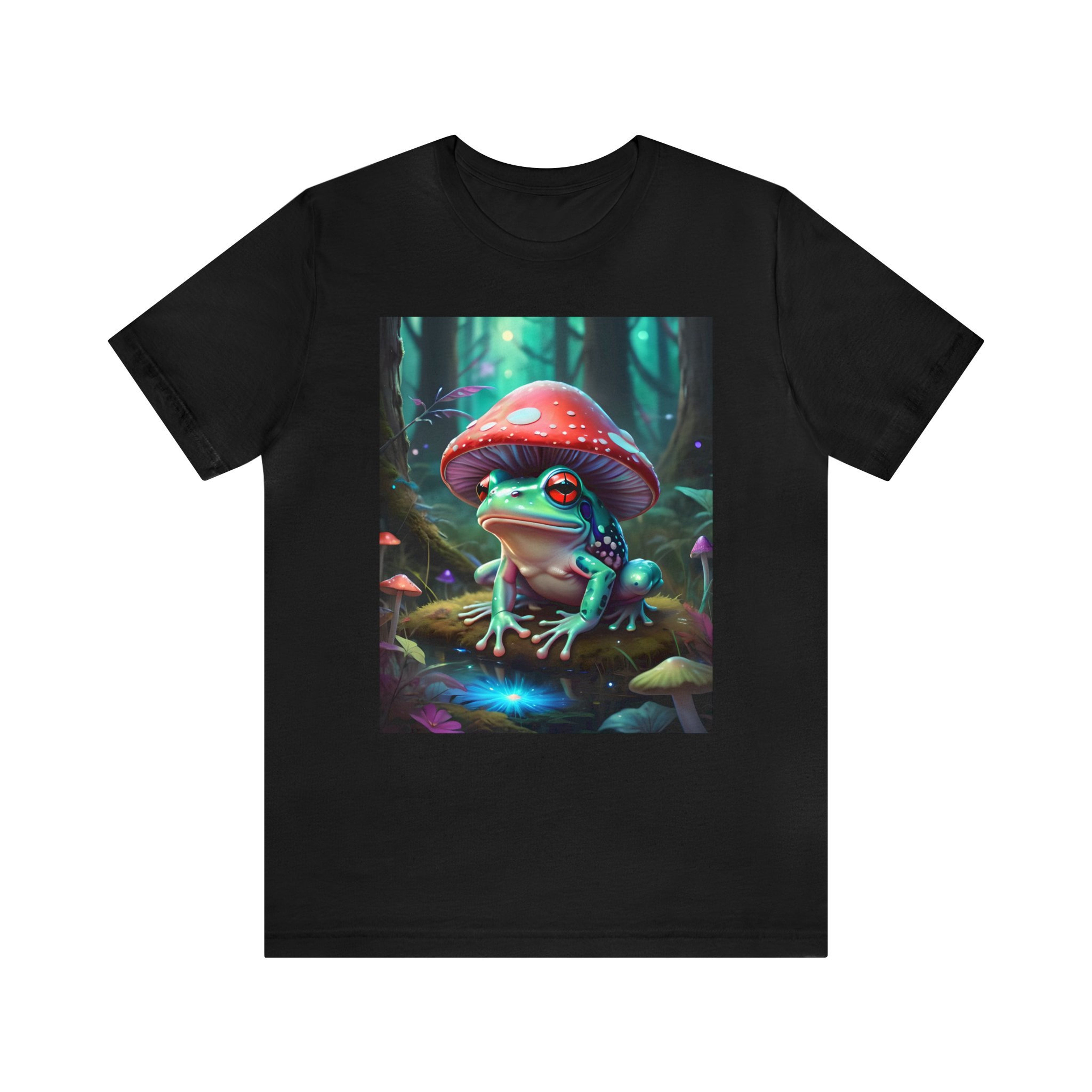 Magical Forest Frog With Mushroom Hat T-Shirt - Walmart.com